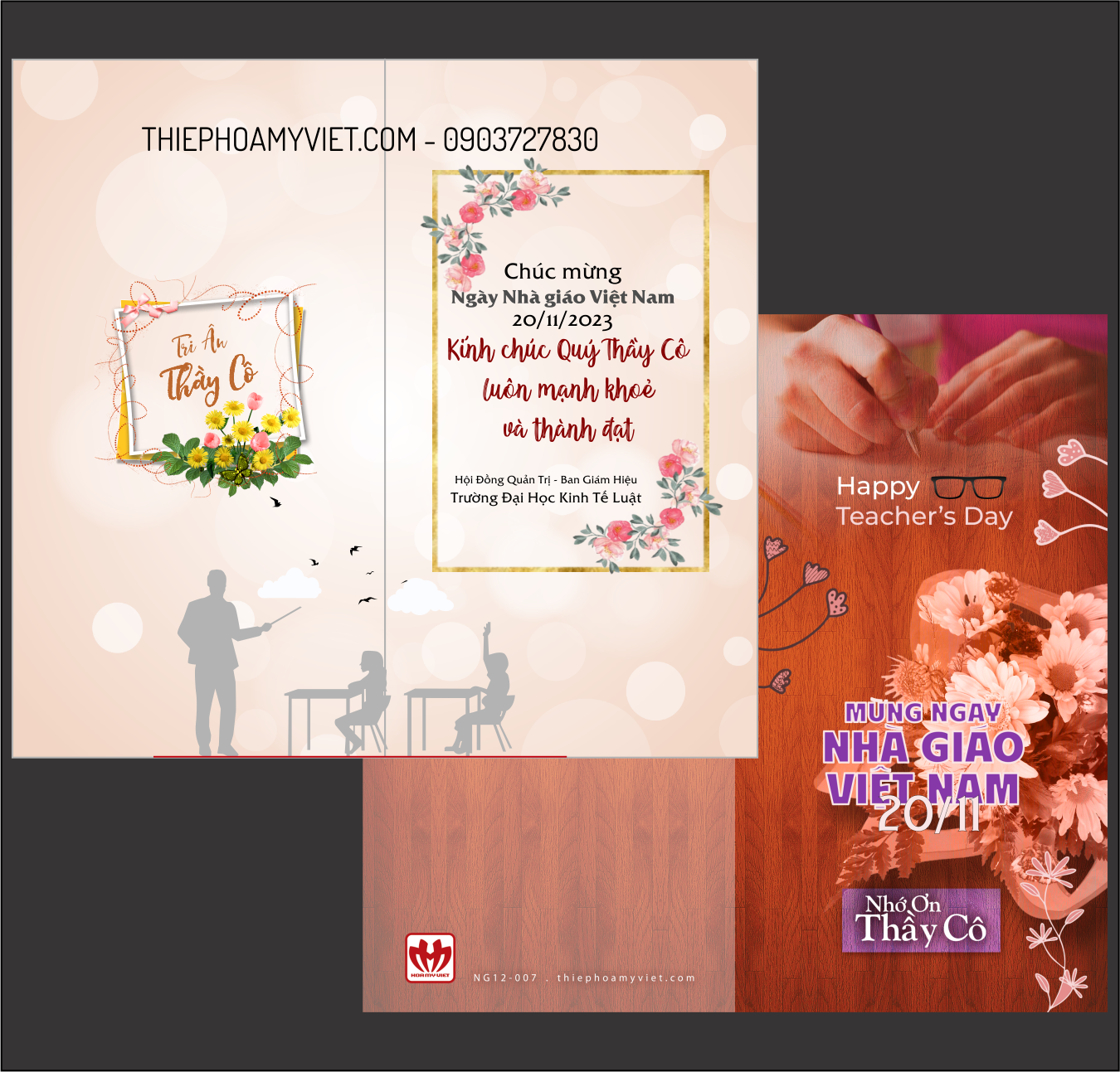 Mẫu thiệp mừng ngày nhà giáo việt nam
